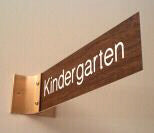 T-Bracket Metal Holder and 2" x 8" Double Sided Sign Block Font ...